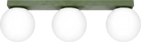 Sollux Lighting Stropní svítidlo YOLI 3 olivově zelené