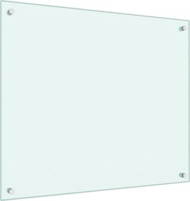 Kuchyňský panel mléčný 70 x 60 cm tvrzené sklo 249453