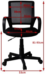 Dětská otočná židle FAUN růžová