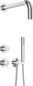 Deante Concealed shower set, s fixed shower head