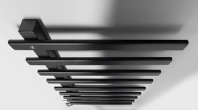 Sapho, ELCOR elektrický sušák ručníků 480x920x50mm, 128W, černá matná, EB460