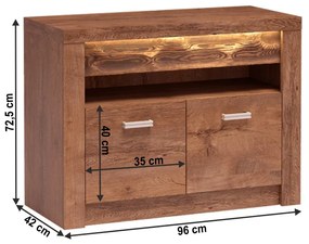Kondela Komoda, jasan světlý, INFINITY I-10