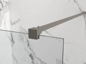 Erga Paris, sprchová zástěna Walk-In 70x200 cm, 8mm čiré sklo, grafitový profil, ERG-V02-PARIS-070x200-CL-GG