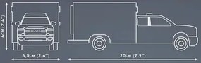 COBI 24609 Dodge RAM 3500 Ambulance / Stavebnice / 295 dílů / od 6 let