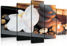 Obraz 100x60 Spa relaxace zen harmonie klid uklidnění orchidej kameny