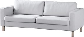 Potah na pohovku IKEA Karlstad, 3-místná, rozkládací barva bílá látka pletený vzor