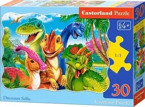 Castorland Dinosauří selfie / 30 dílků / od 4 let