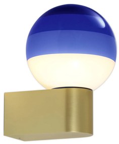 Nástěnné svítidlo LED MARSET Dipping Light A1, modrá/zlatá