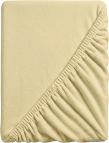 Prostěradlo mikroplyš SOFT 180x200 cm žluté