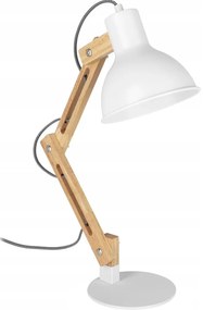 Stolní lampa 1xE27/40W/230V bílá