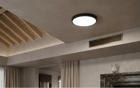 Brilagi-LED Koupel. strop. sv. se senz. ZENNA LED/18W/230V pr. 29,5 cm IP44 čer.