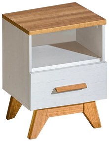 SVEN | noční stolek SV15 | 45 cm | borovice andersen/dub nash