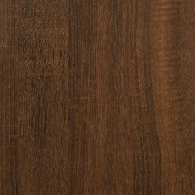 vidaXL Příborník 34,5 x 34 x 90 cm kompozitní dřevo [828627] Barva: hnědý dub