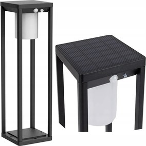Led zahradní lampa Solarna zapichovací 600 lm Zahradní Sloupek 50 cm Premium