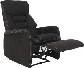 Relaxační křeslo, látka, KOMFY