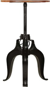 Barový stůl masivní recyklované dřevo 60 x (76–110) cm 245267