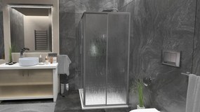 RIO CHROM 80-90 Sprchový kout čtvercový