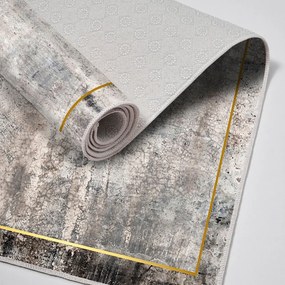 Šedo-hnědé koupelnové předložky v sadě 2 ks 60x100 cm – Foutastic