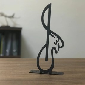 Dekorativní předmět ALLAH černý