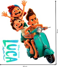 Samolepka na zeď "Luca"
