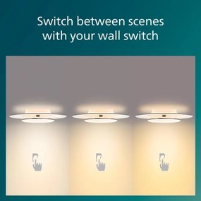 Philips- LED Stmívatelné stropní svítidlo GARNET SCENE SWITCH LED/30W/230V 2700K