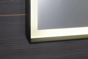Sapho, SORT LED podsvícené zrcadlo 470x700mm, černá mat, ST047
