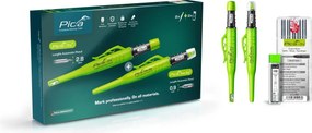 Pica Marker Pica Master Set – sada automatické tužky Fine Dry 0,9 mm a truhlářské tužky Dry