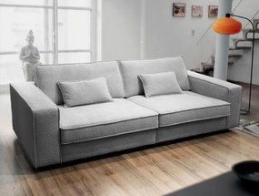 XXXLutz POHOVKA BIG SOFA, plast, textil, kompozitní dřevo, šedá MID.YOU - Pohovky - 000694009502