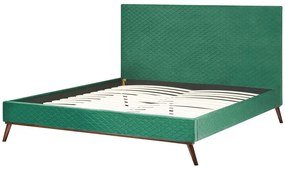 Manželská postel 180 cm Betuel (zelená) (s roštem). 1078009