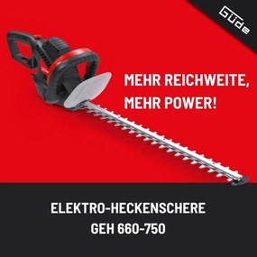 Güde elektrické nůžky na živý plot GEH 660-750