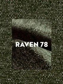 Čalouněná jídelní židle ELTON Raven olivově zelená/zlatá