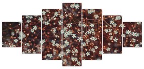 Obraz květiny Pomněnka lesní (210x100 cm)