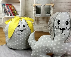 Dětský stan TEEPEE (TÝPÍ) EXCLUSIVE s doplňky - ŽLUTOŠEDÝ
