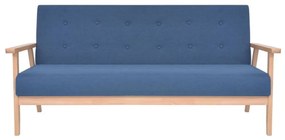 Petromila Trojmístná sedačka, textil, modrá
