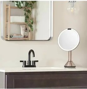 Simplehuman Kosmetické zrcátko  Sensor Touch / DUAL LED osvětlení/ 5x/