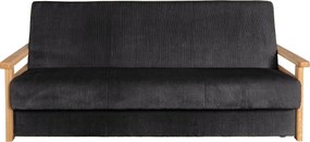 XXXLutz ROZKLÁDACÍ POHOVKA, textil, černá P & B - Rozkládací pohovky - 002330001211
