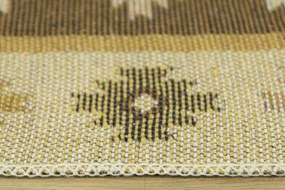 Oboustranný koberec / běhoun Kilim medový 2
