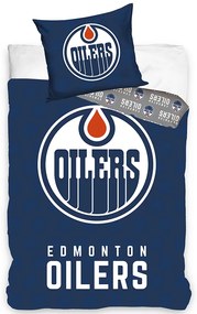 Hokejové povlečení NHL Edmonton Oilers Shields Velikost: 135x200 + 80x80 cm
