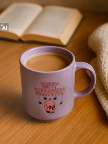 Sinsay - Keramický hrnek s uchem na Halloween - fialová