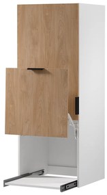 SORENTO bp | horní skříňka N60N multifunkční nástavec | 60 cm | LEVÁ | bílá/puccini