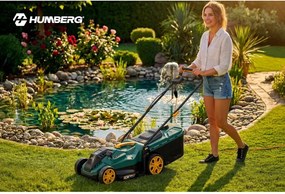 Elektrická sekačka HM-612, 1400W, 34cm, zelená | Humberg