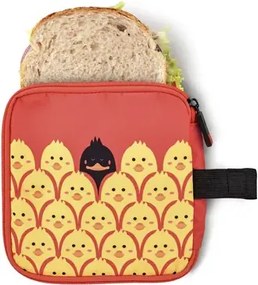 Iris Barcelona Dětský termoobal na sandwich Zipper 0,5 l červený / Ter