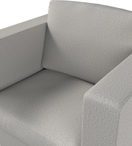Potah na křesko IKEA Karlanda, krátký barva šedá látka pletený vzor