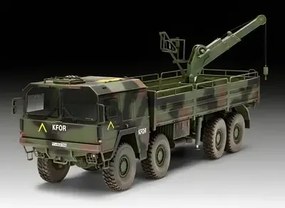 REVELL Model nákladního auta MAN 10T Milgl 8x8 / Plastikový model / Mě