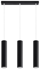 Sollux Lighting Závěsné svítidlo LAGOS 3L černé