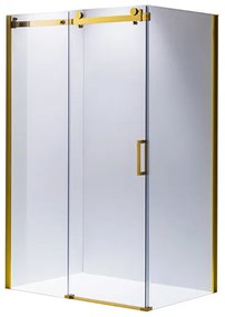 BPS-koupelny Obdélníkový sprchový kout HYD-OK15 110x80 zlatý/transparent