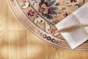 Koberec Agnella Isfahan Amara světle béžový kruh