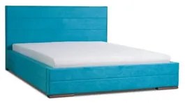 Čalouněná postel MONIKA modrá rozměr 160x200 cm