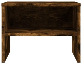 Noční stolky 2 ks kouřový dub 40 x 30 x 30 cm kompozitní dřevo - Default Title