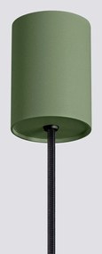 Zelené kovové závěsné svítidlo ø 14 cm Niru – Sollux